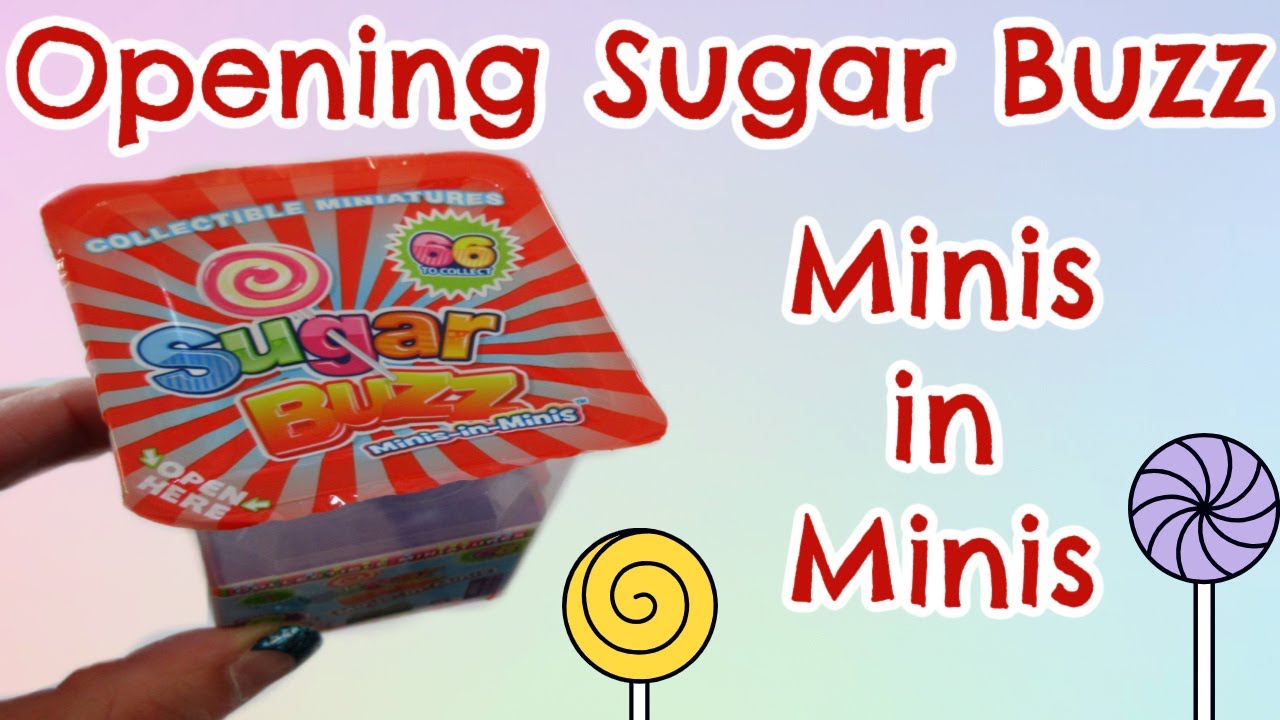 Opening Sugar Buzz Mini Foods | Super Impulse Minis - YouTube