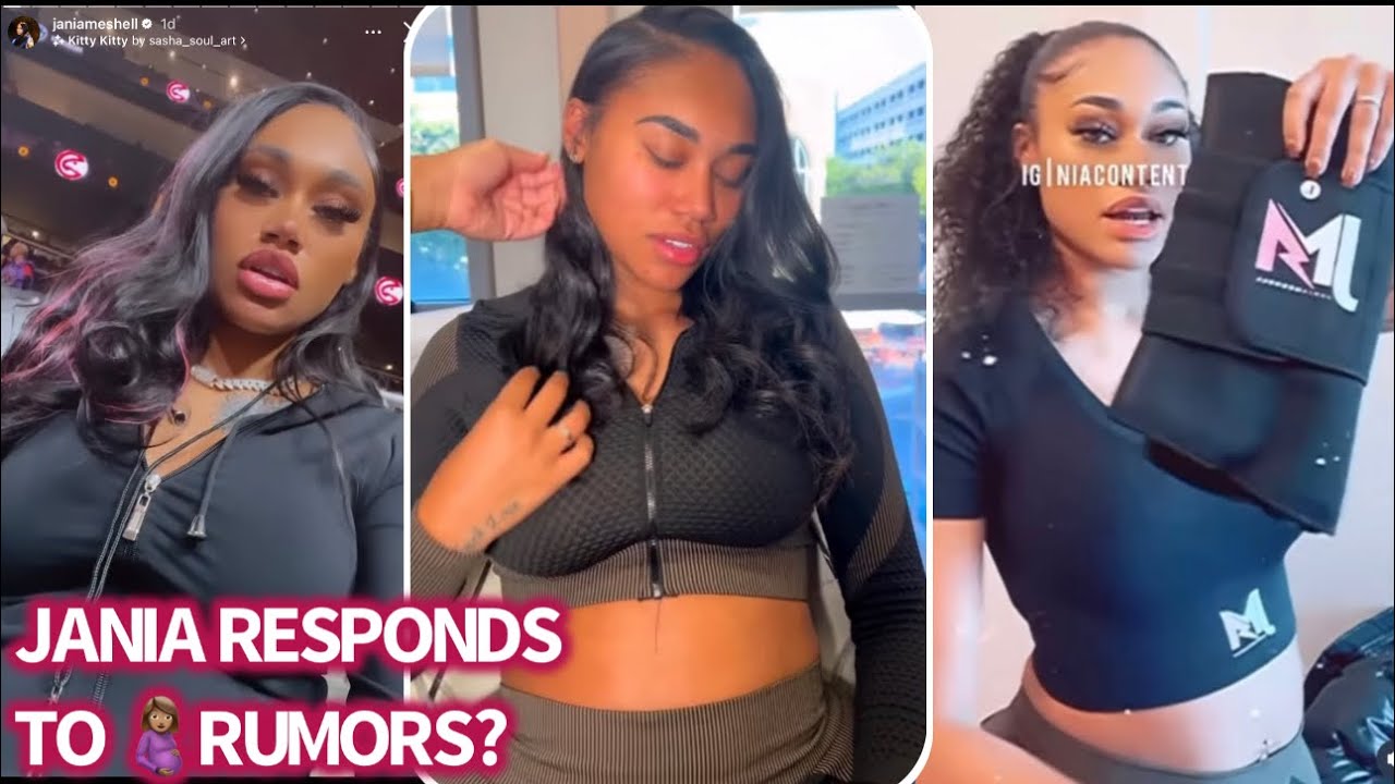 Jania Gets Mad & Responds To Rumors Of Her Being Pregnant😳😱 - YouTube