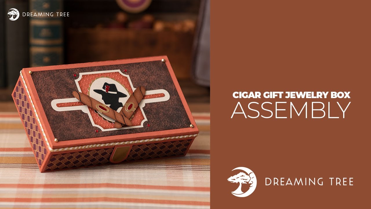 SVG File - Cigar Gift Jewelry Box - Assembly Tutorial (For Cricut ...