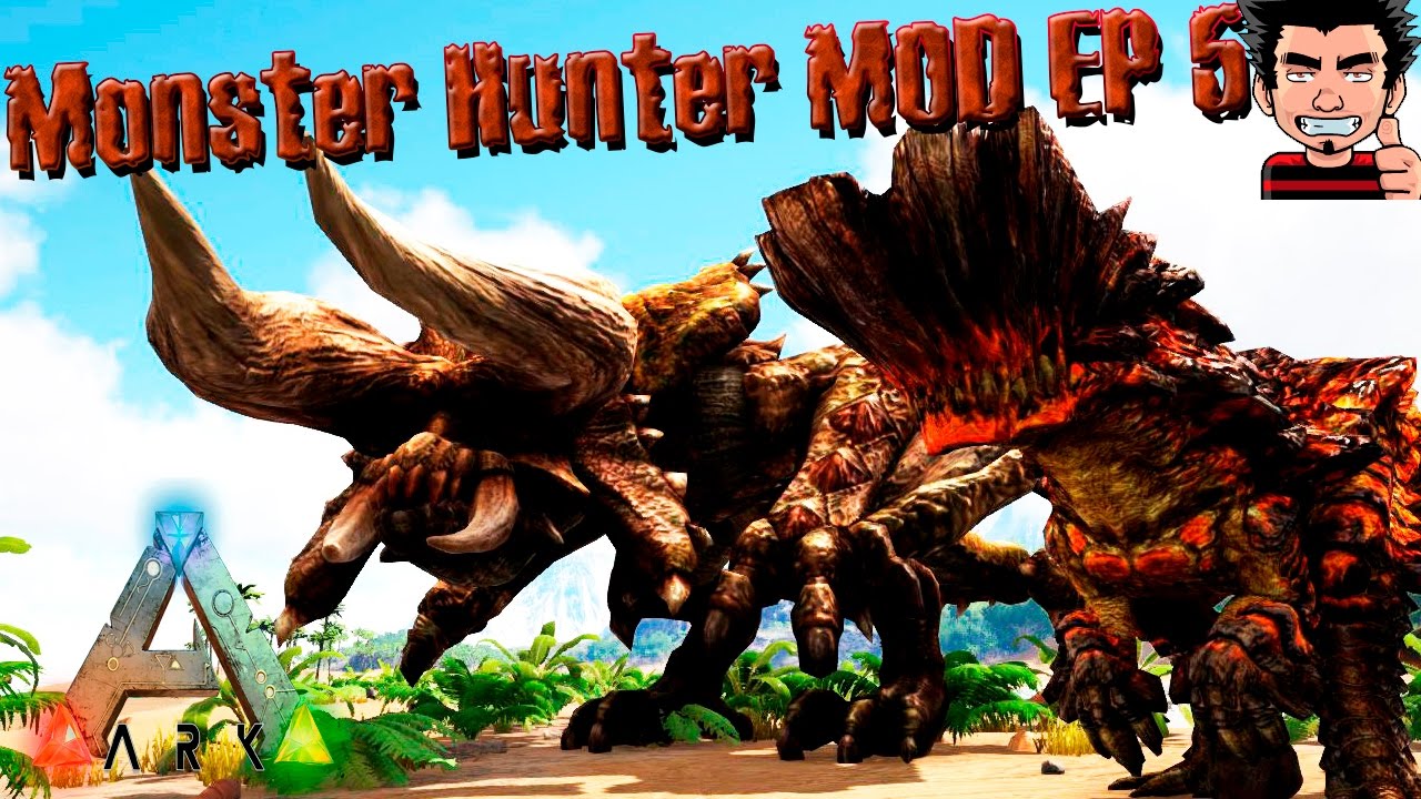 ARK Survival Evolved BESTIAS EPICAS 4 Monster Hunter MOD Diablos ...