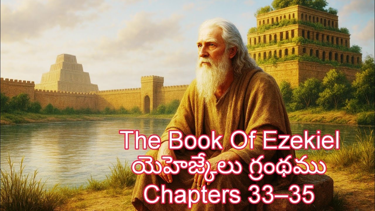 The Book Of Ezekiel#యెహెజ్కేలు గ్రంథము#Chapters 33–35#Telugu Audio ...