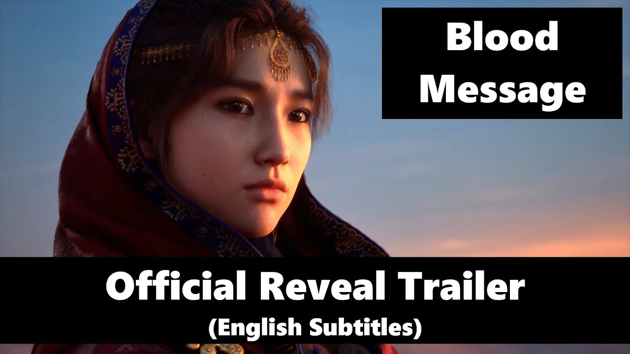 Blood Message - Official Reveal Trailer (English Subtitles) - YouTube