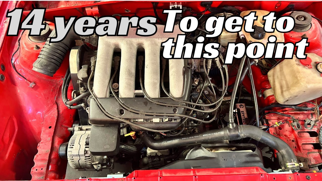 VW Red Golf mk1 ABF conversion - YouTube