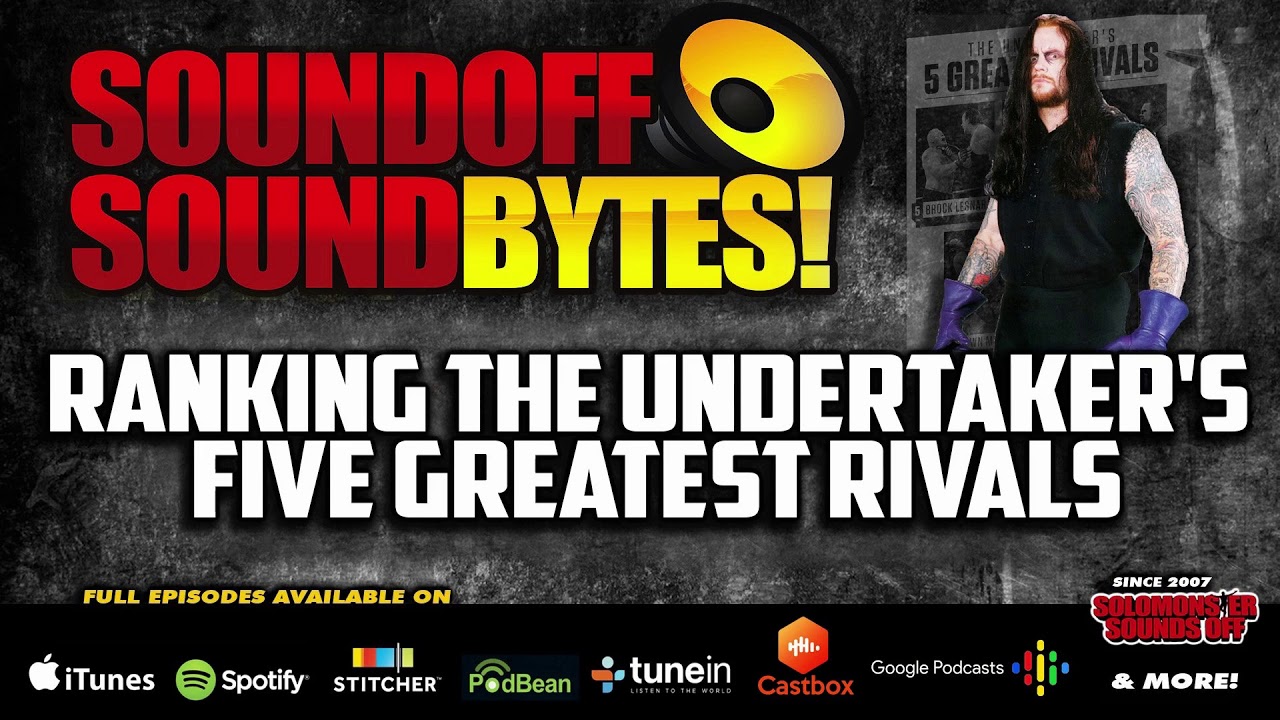 RANKING: The Undertaker's Five Greatest Rivals, Who Is #1? - YouTube