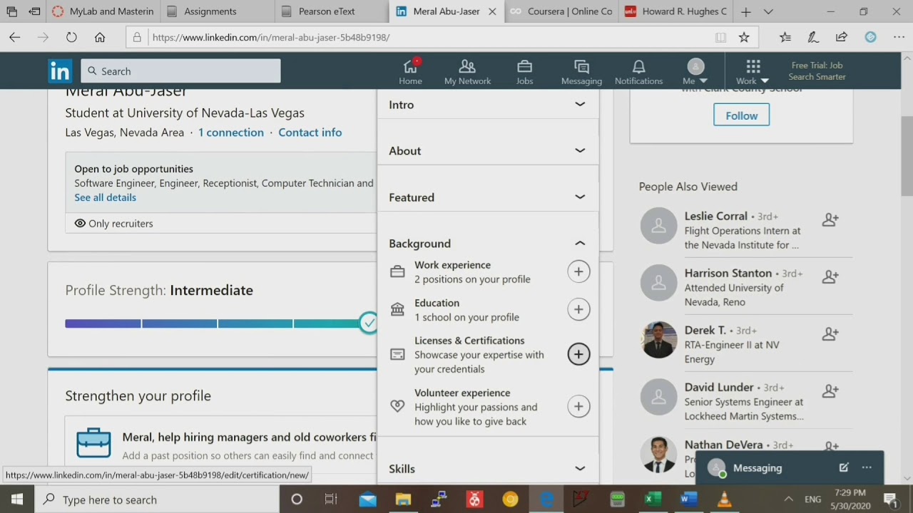How to add your COVID-19 Contact Tracing certificate to LinkedIn - YouTube