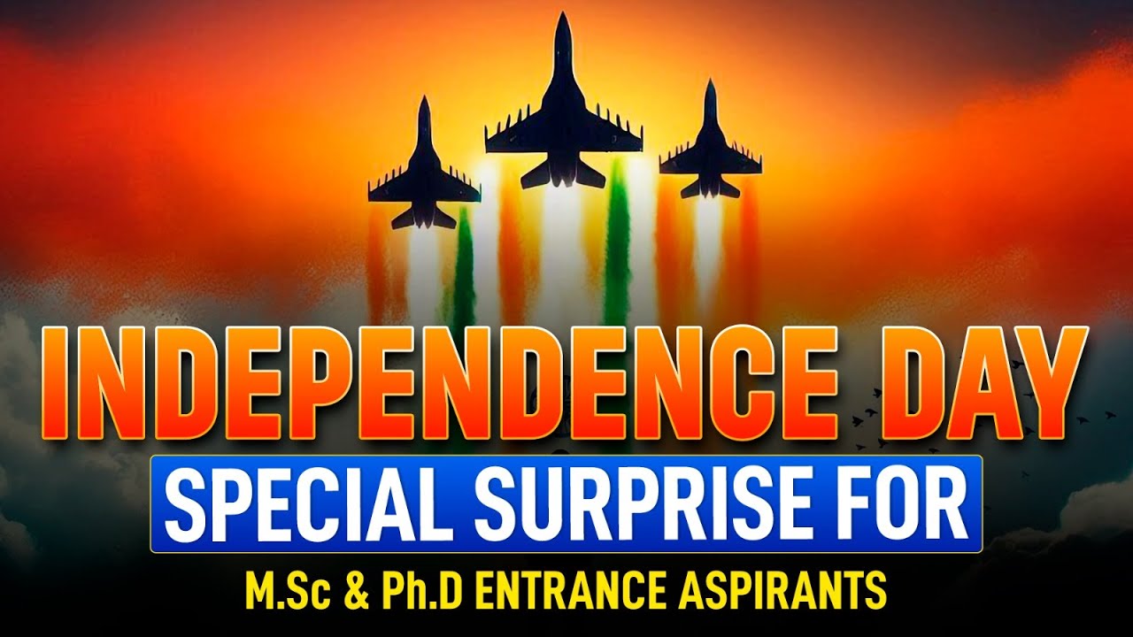 Independence Day Special Surprise for IIT JAM Mathematics / CUET PG ...