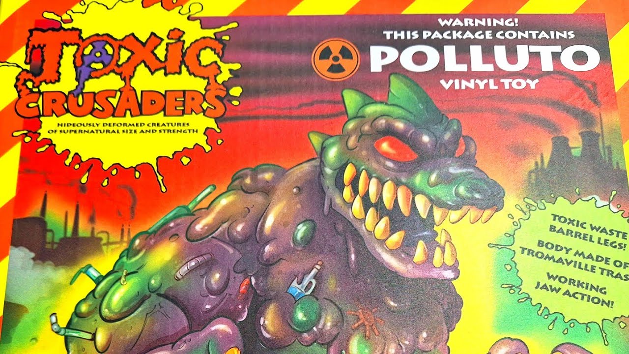 JUSTIN ISHMAEL ISH TOXIC CRUSADERS POLLUTO VINYL FIGURE | Unboxing ...