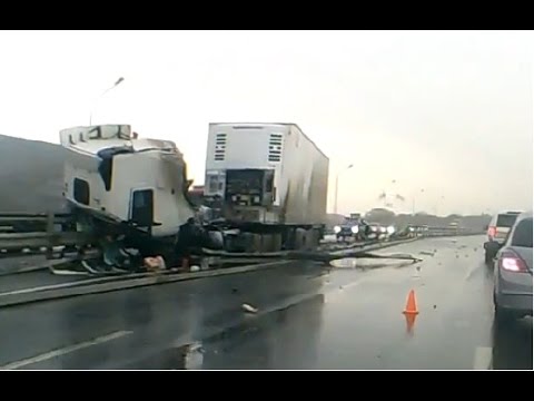 Truck Crash Compilation December 2014 part 3 - YouTube
