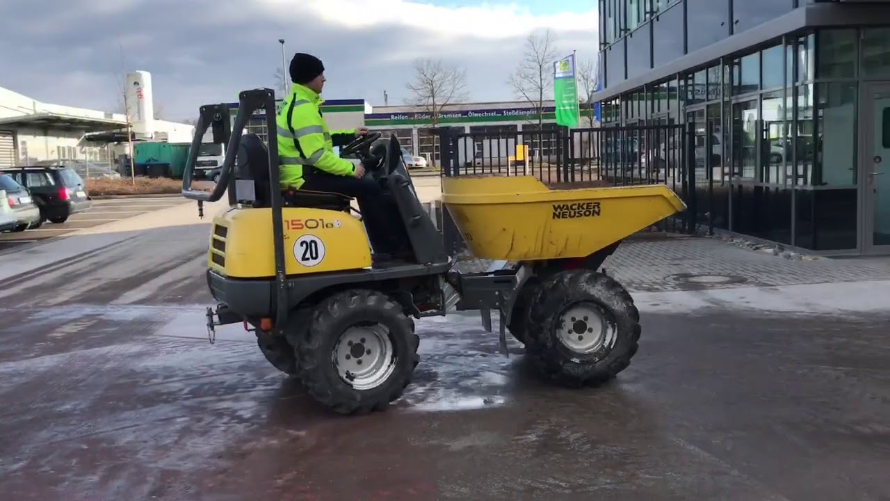 Wacker NEUSON 1501 DK, PAL00243 Zeppelin used - YouTube