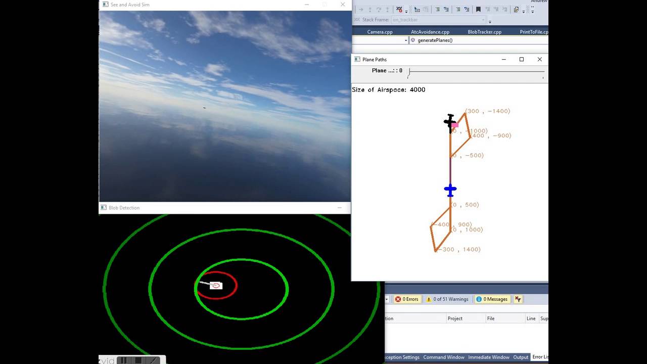 Concept Of Collision Avoidance Opencv With Opengl Rendering Youtube