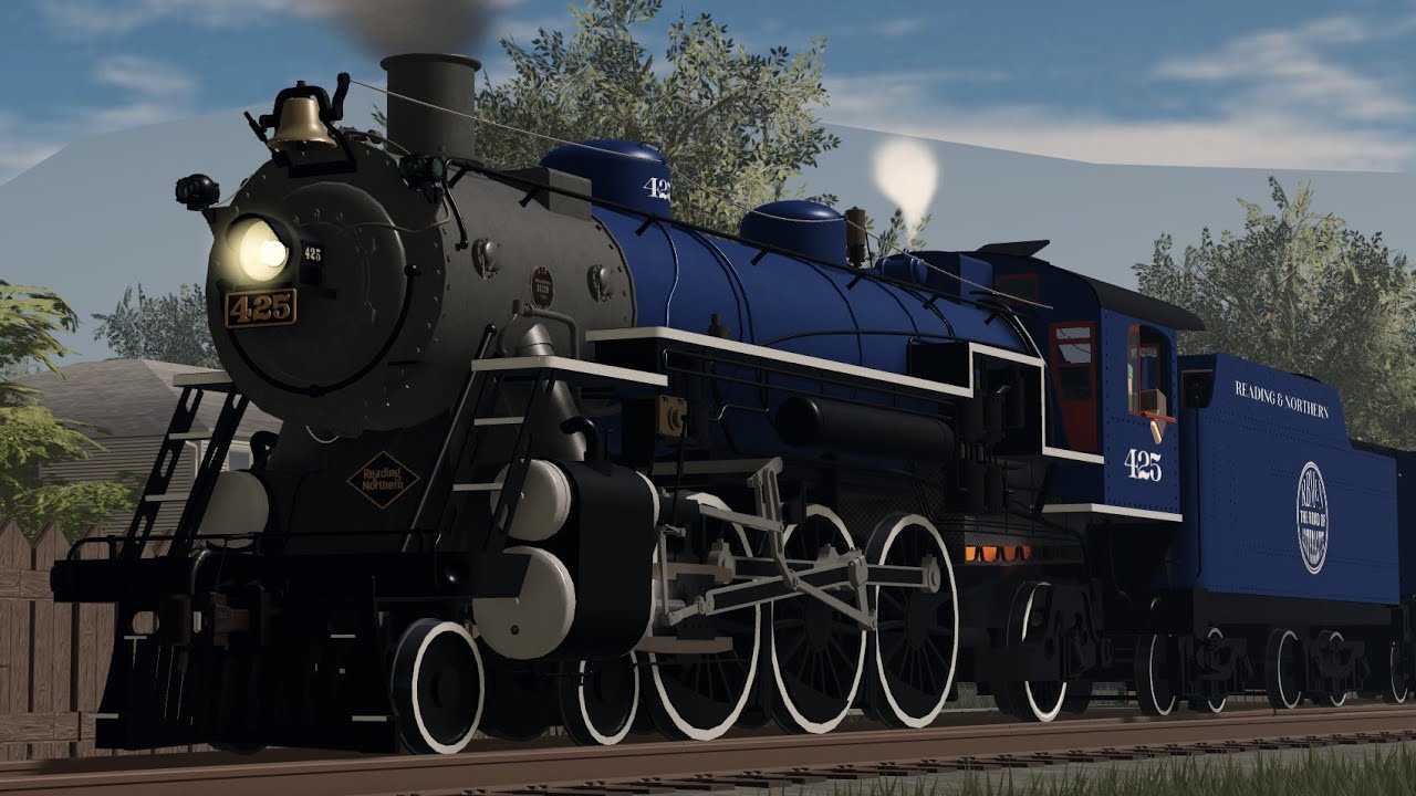 Roblox | Reading & Northern #425 & Reading #1187 visits Lehigh Branch ...