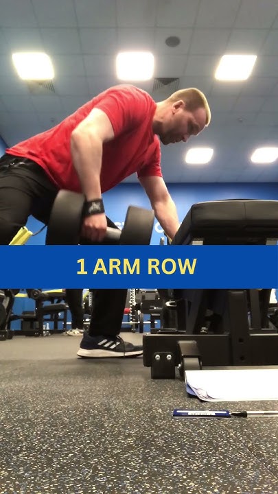 How to do a One Arm Row | Exercise Tutorial | One Arm Row | Back Exercise - YouTube