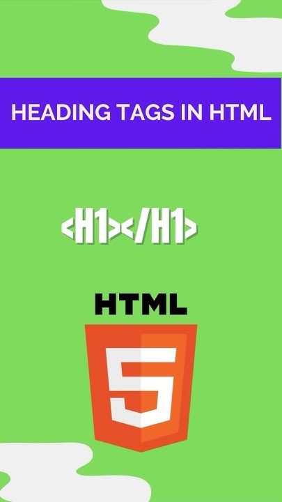 Heading Tags In Html Part 1 In Tamil Html Headings Html5 Htmltutorial Shorts Trending