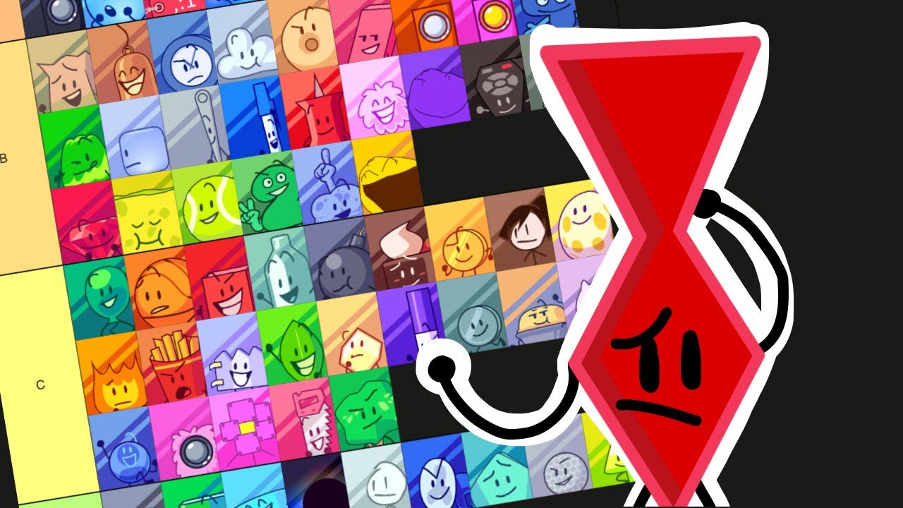 AS Tie’s BFDI Character Tier List - YouTube