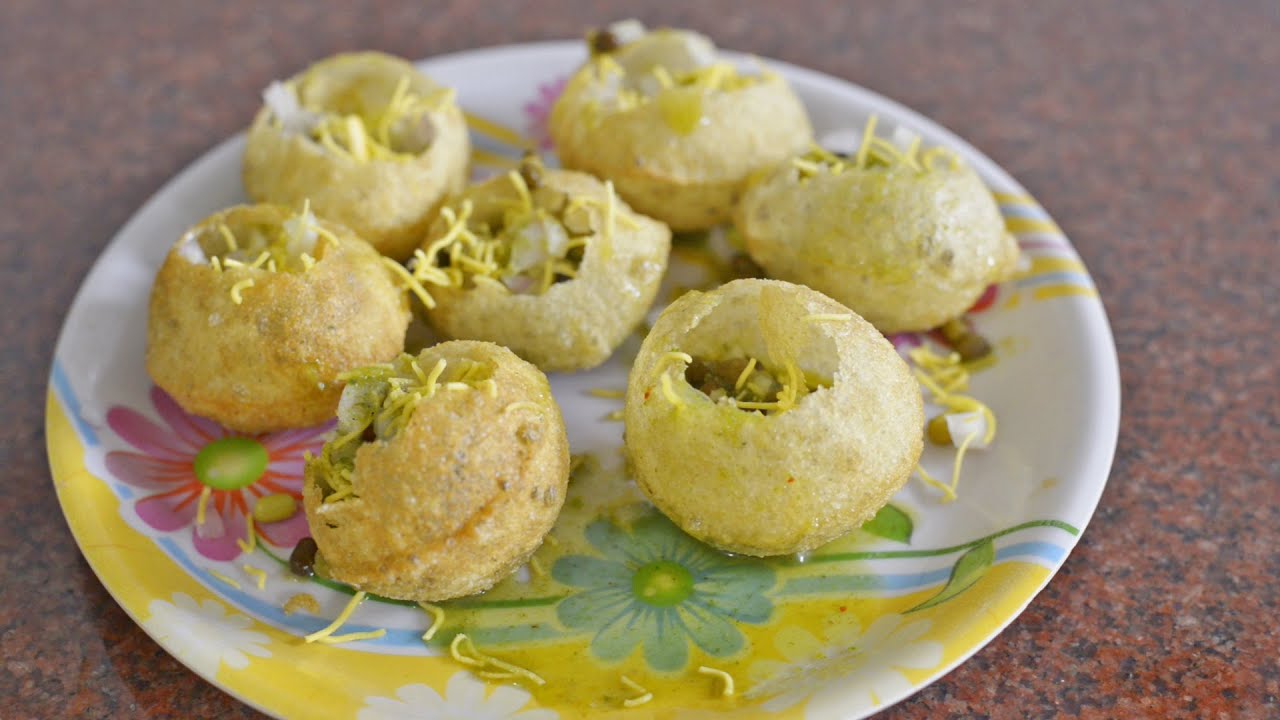 Pani Puri : Nutritious Pani Puri Recipe : How to make pani puri ? Easy ...
