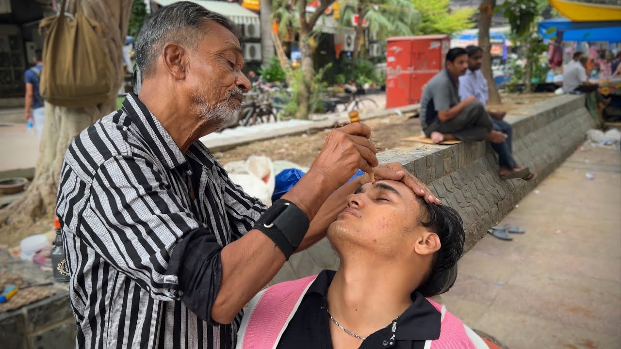 ASMR Ultimate STRESS KILLER Indian Head Massage By Waris Barber | India ...