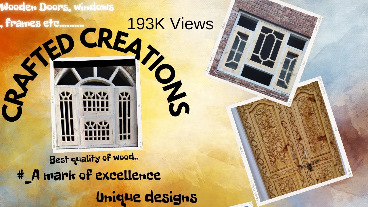 wood working designs #Crafted creations - YouTube