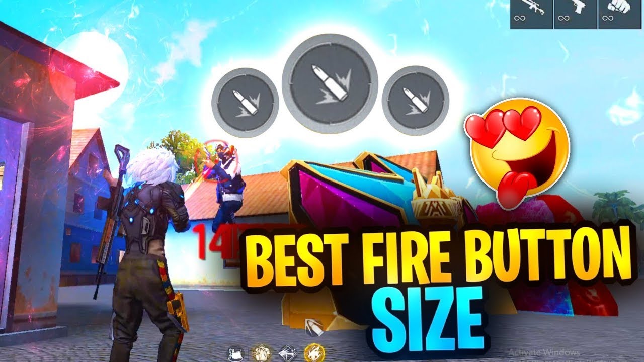 Best Fire Button Size After OB40 Update 😍 | Fire Button Size in Free ...