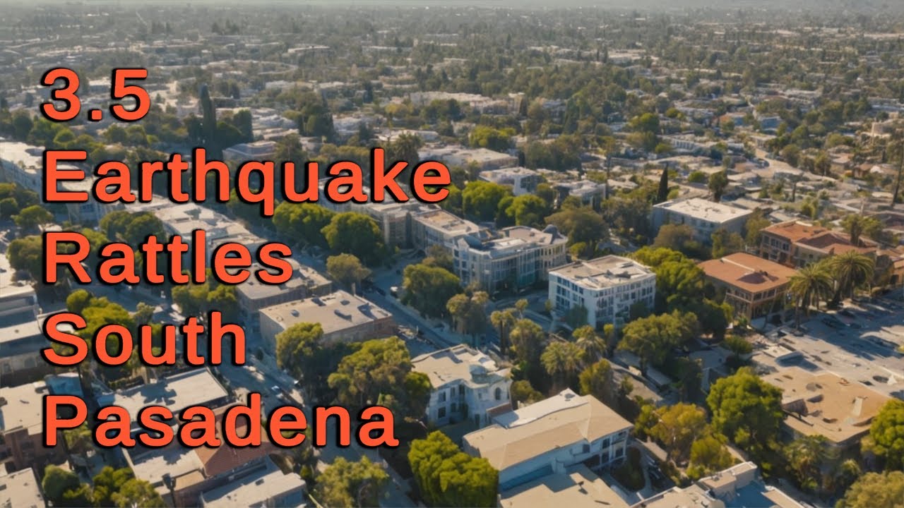 3.5 Earthquake Near South Pasadena Shakes Up Southern California! - YouTube