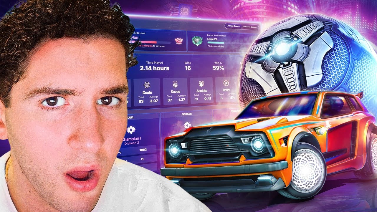 Ricci plays Rocket League with 2 PRO Players! - YouTube