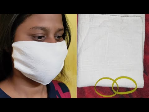 Coronavirus mask // rumal se mask banane ka aasan tarika - YouTube