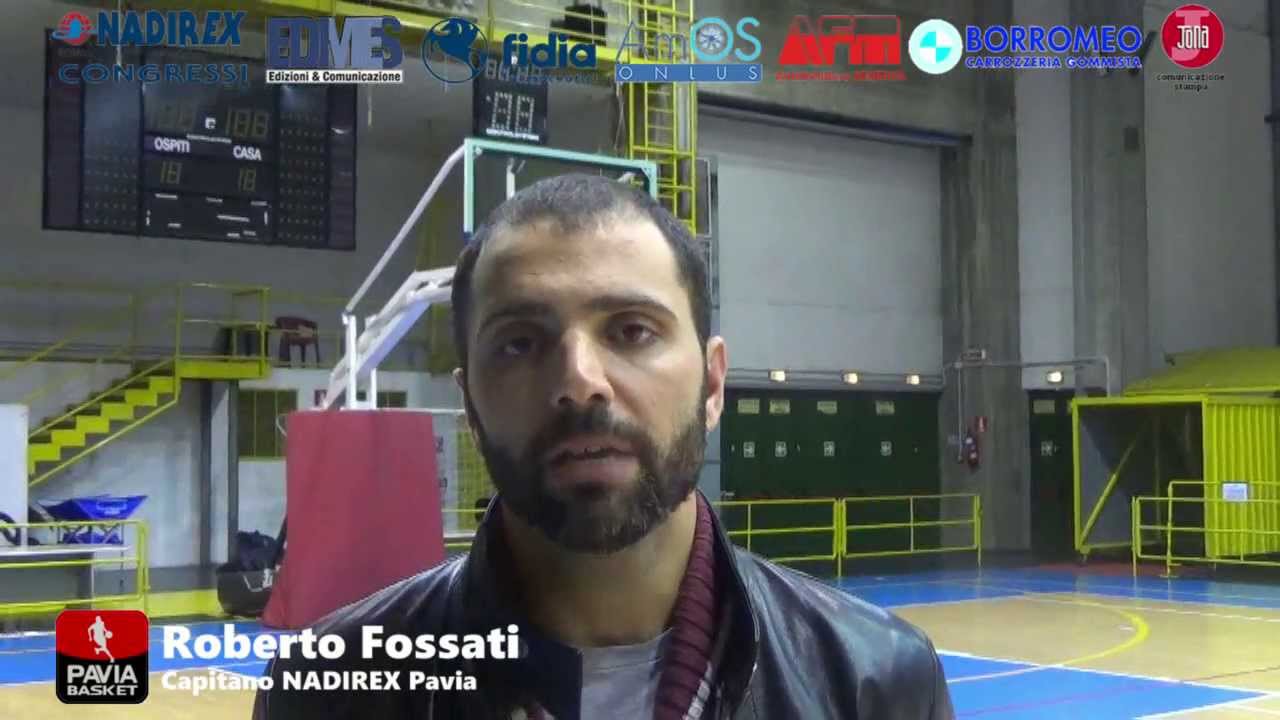 Il commento del capitano Roberto Fossati (Nadirex Pavia - Benedetto XIV ...