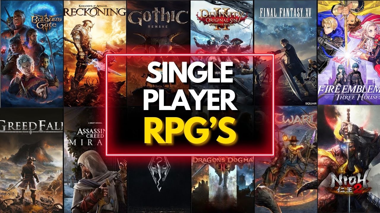 Top 50 Best Single Player RPGs of All Time - YouTube