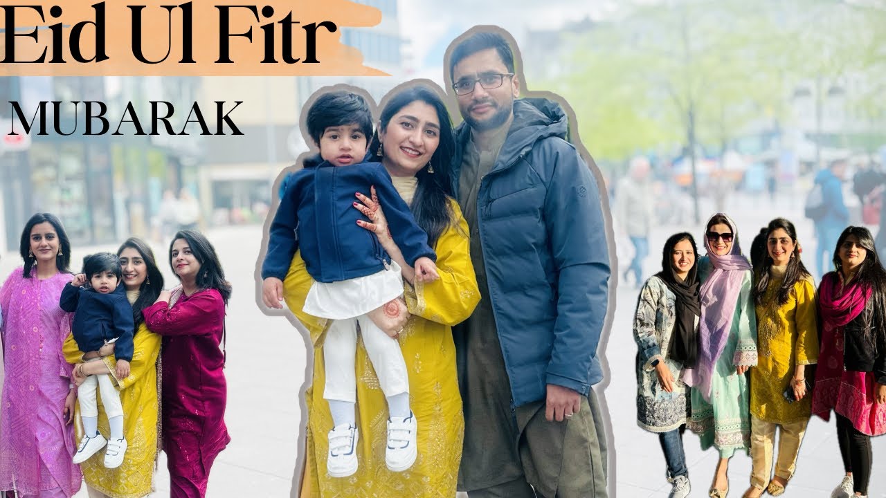 Eid mubarik|eid in germany|first time eid namaz parhi|tujza usman vlogs ...