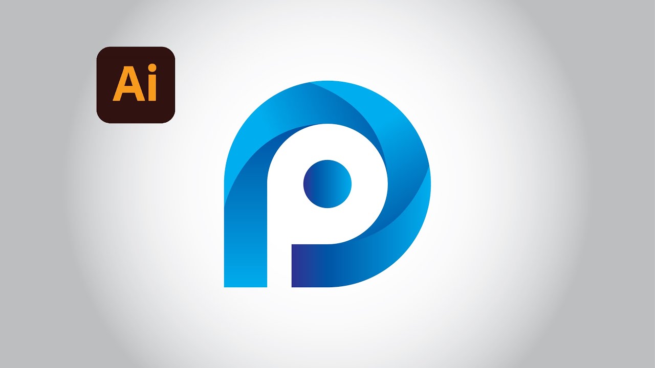 New P Logo Design in adobe illustrator | illustrator Tutorials | logo ...