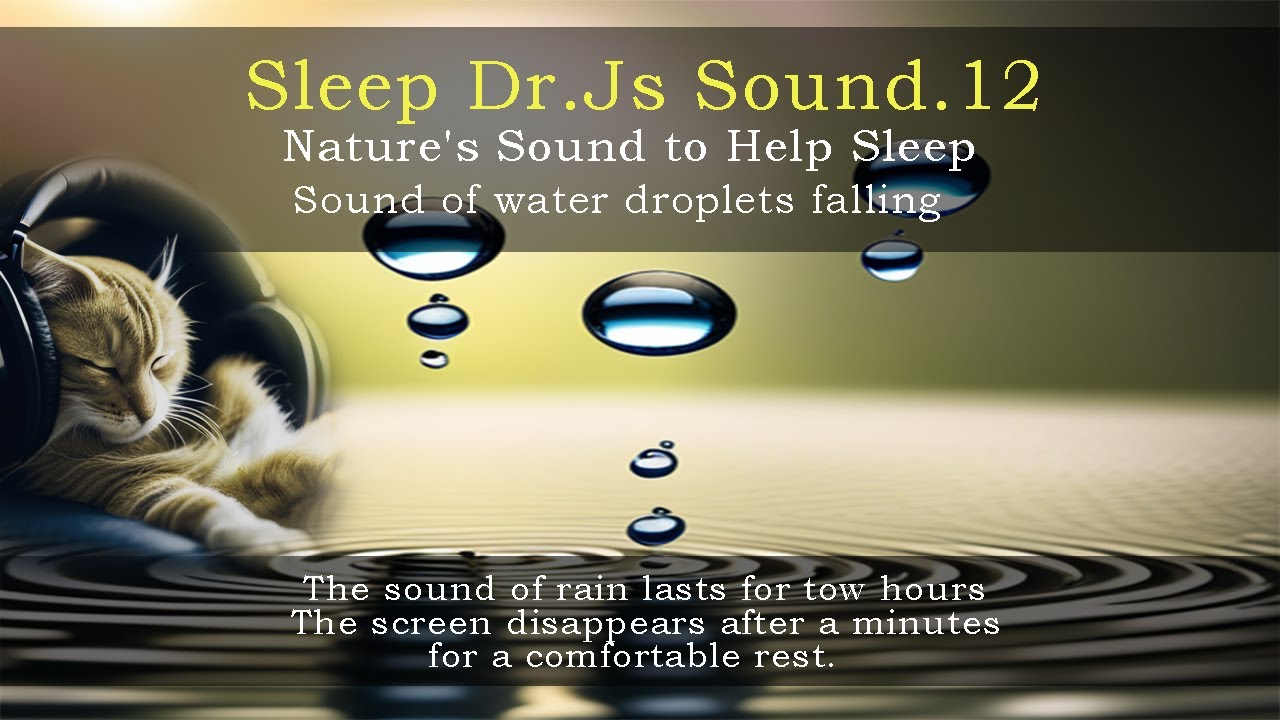 Sleep Dr.Js Sound.12/빗물 방울의 연주(Sound of water droplets falling)/수면 유도 ...