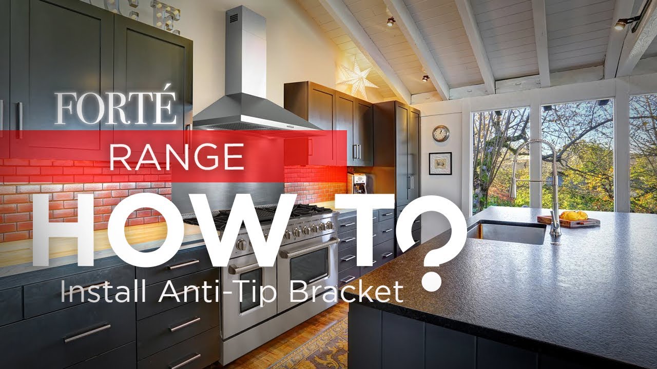 How to Install Forté Range Anti-Tip Bracket - YouTube