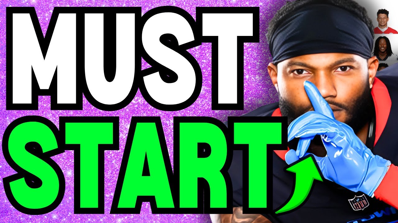 5 MUST Start Fantasy Football Players for (MNF) Week 11 Rico Dowdle ...