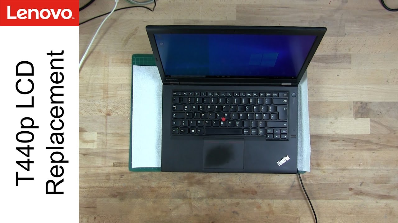 Lenovo T440p LCD replacement - YouTube