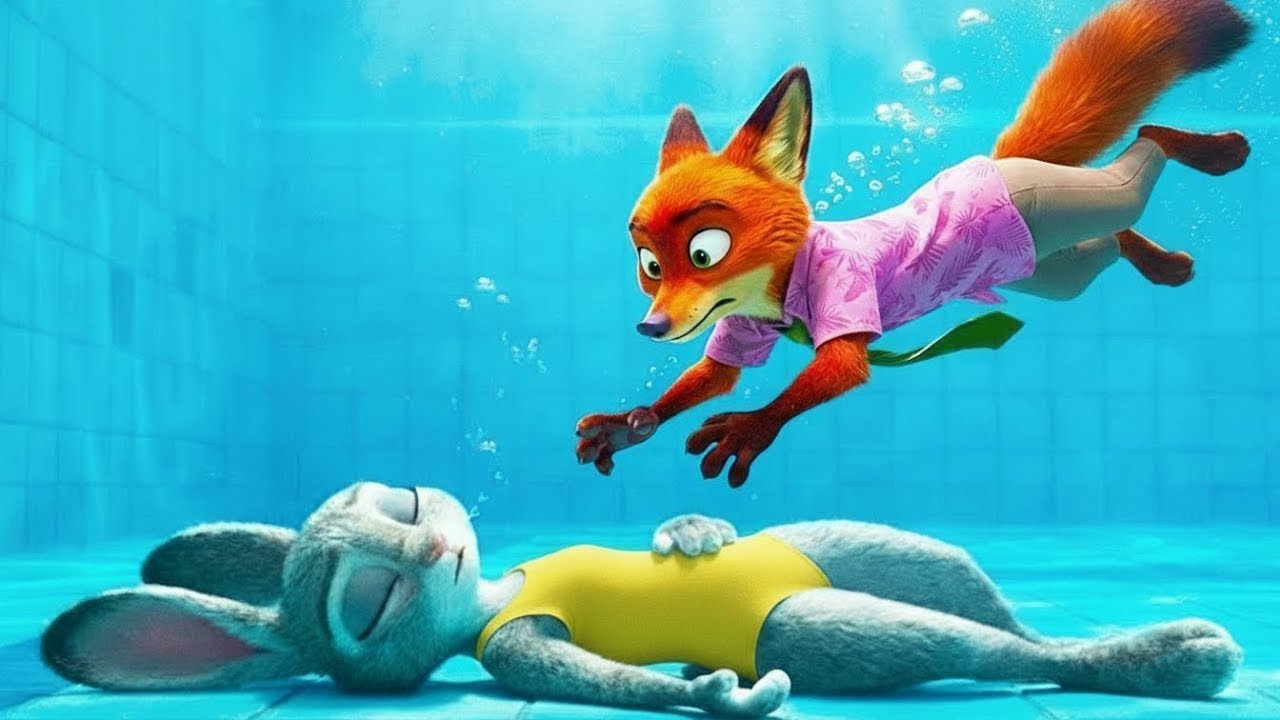 😱 OMG! 🦊🐰 Zootopia 2 Swimming Championship 🏆: Judy’s Big Race with ...