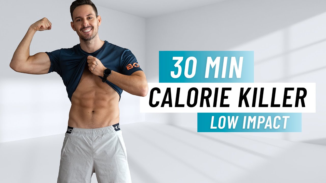30 Min Low Impact High Intensity Cardio - Full Body Workout at Home (No ...