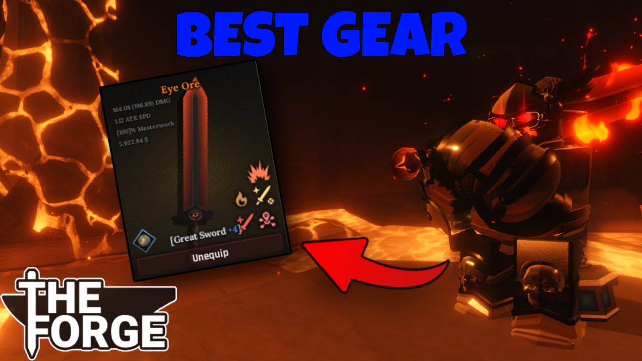 How To Make The BEST Equipment In The Forge Roblox! - YouTube