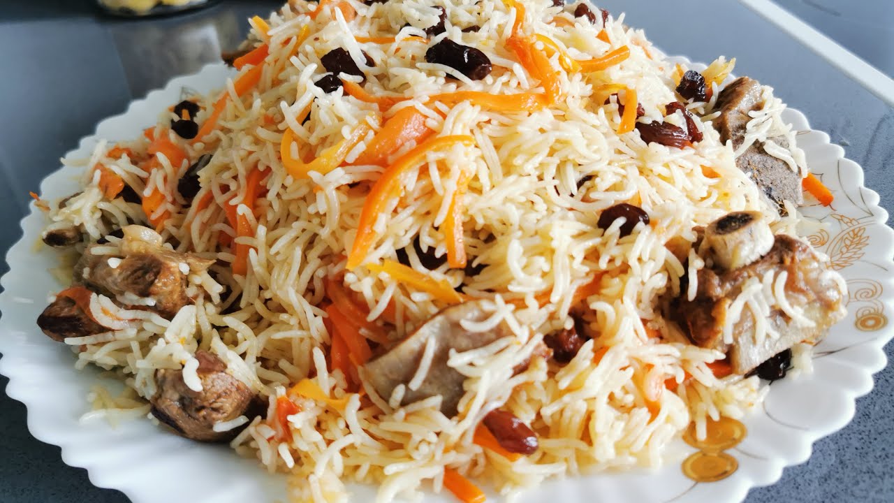 Uzbek Pulao Recipe || طرزتهیه ازبکی پلو - YouTube