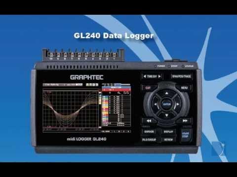 Introducing the Graphtec GL240 Data Logger - YouTube
