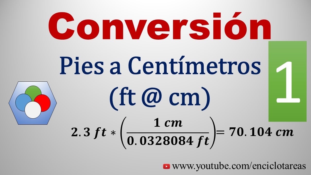 Convertir De Pies A Cent metros ft A Cm 1 YouTube
