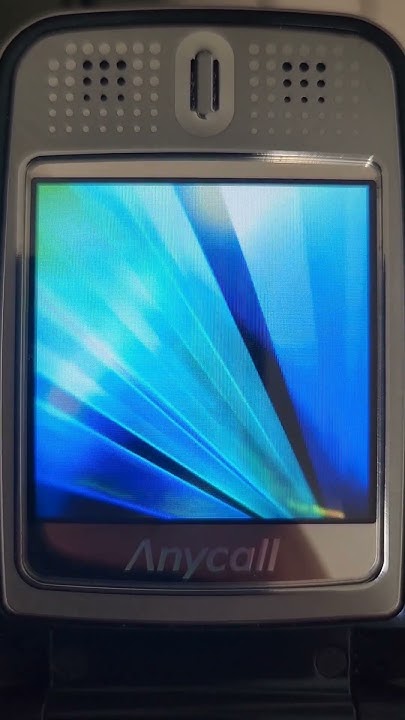 SCH-B130 (애니콜 DMB폴더) 전원 ON/OFF - YouTube