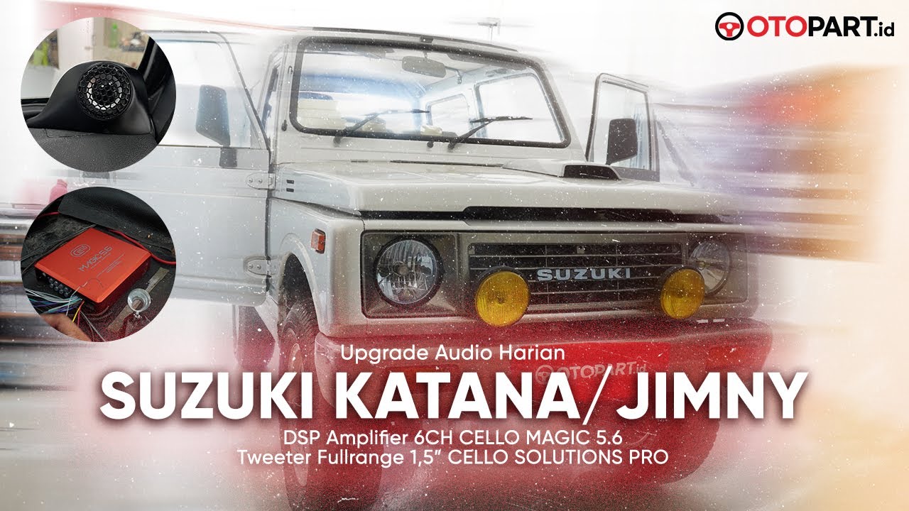 MODIFIKASI SUZUKI JIMNY KATANA RESTORASI AUDIO | PAKET DSP CELLO AUDIO ...