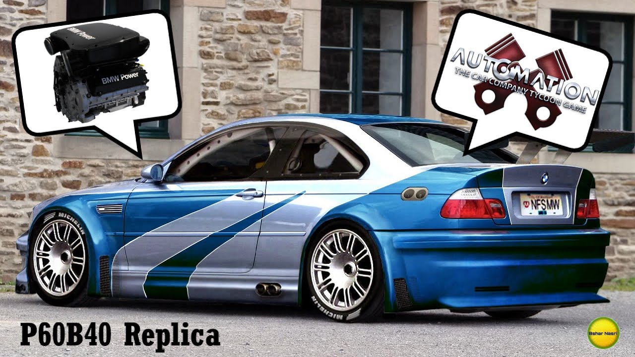 The BMW P60B40 V8 Replica in #automationgame - YouTube