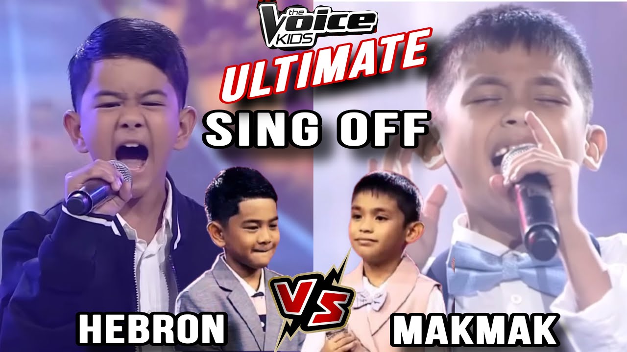 ULTIMATE SING OFF: Jan Hebron Ecal vs Mark Makmak Punay | The Voice Kids 2024 | Team PabStell ...