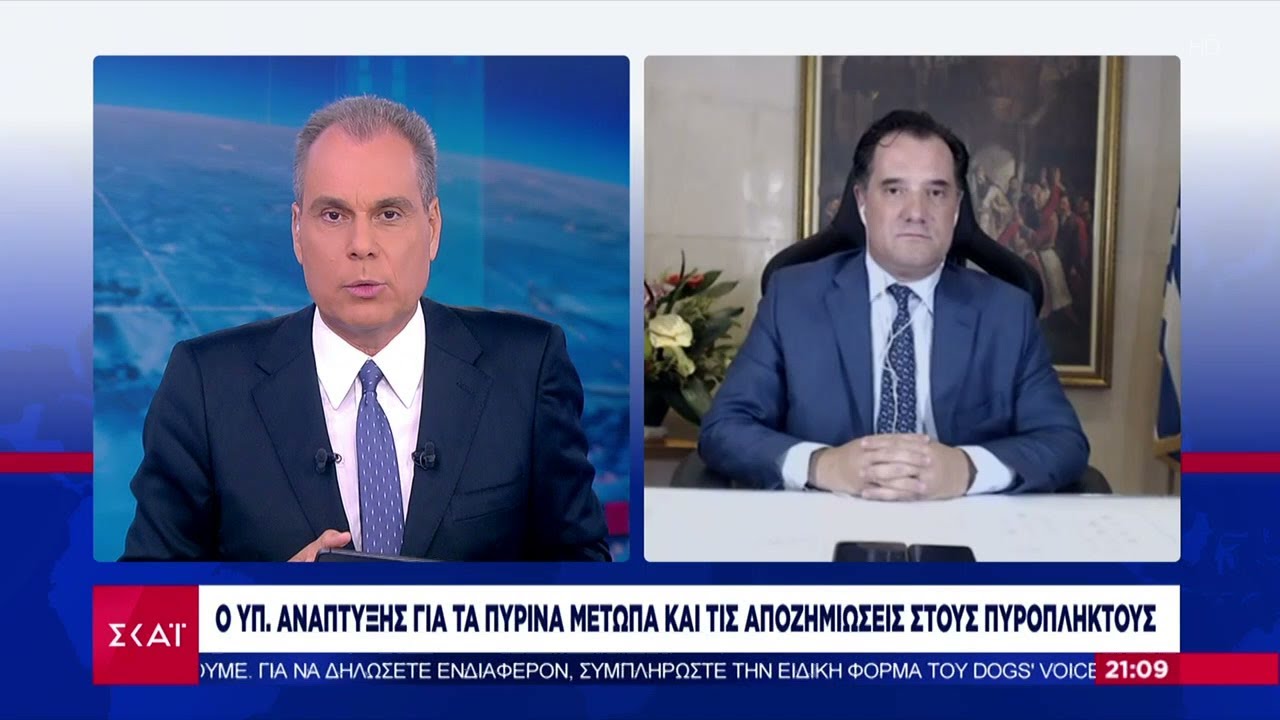 Ο Υπ. Ανάπτυξης για τα πύρινα μέτωπα και τις αποζημιώσεις στους ...