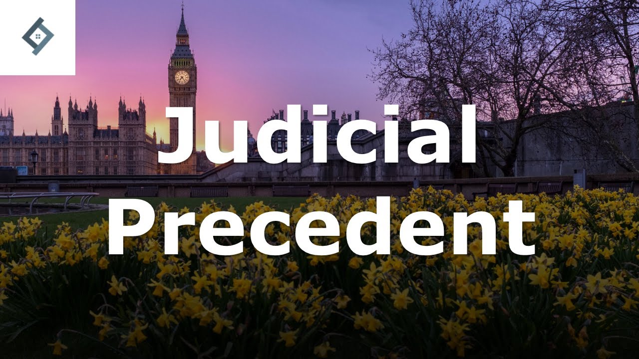 Judicial Precedent | English Legal System - YouTube