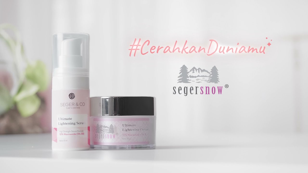 SEGER SNOW Ultimate Series Serum & Lightening Cream - YouTube