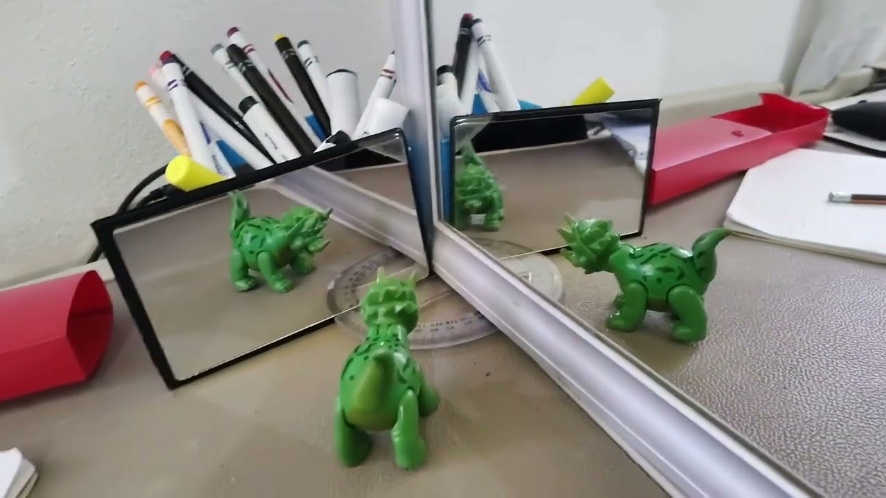 ÓPTICA. EXPERIMENTO CON 2 ESPEJOS / POR: AARON VEGA SAN AGUSTIN - YouTube