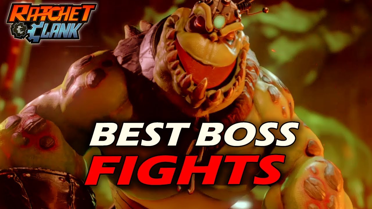 Ratchet and Clank (Ps4) Best boss fights walkthroughs - YouTube