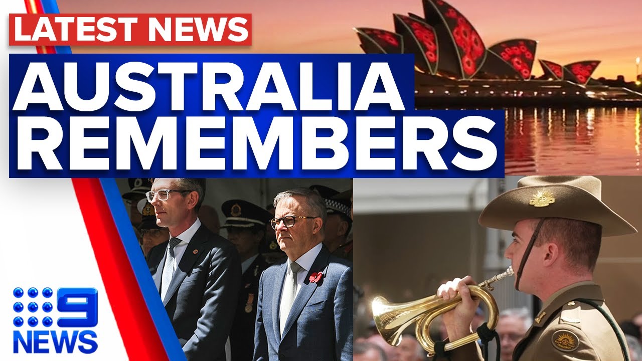Australia marks Remembrance Day with services across the nation | 9 ...