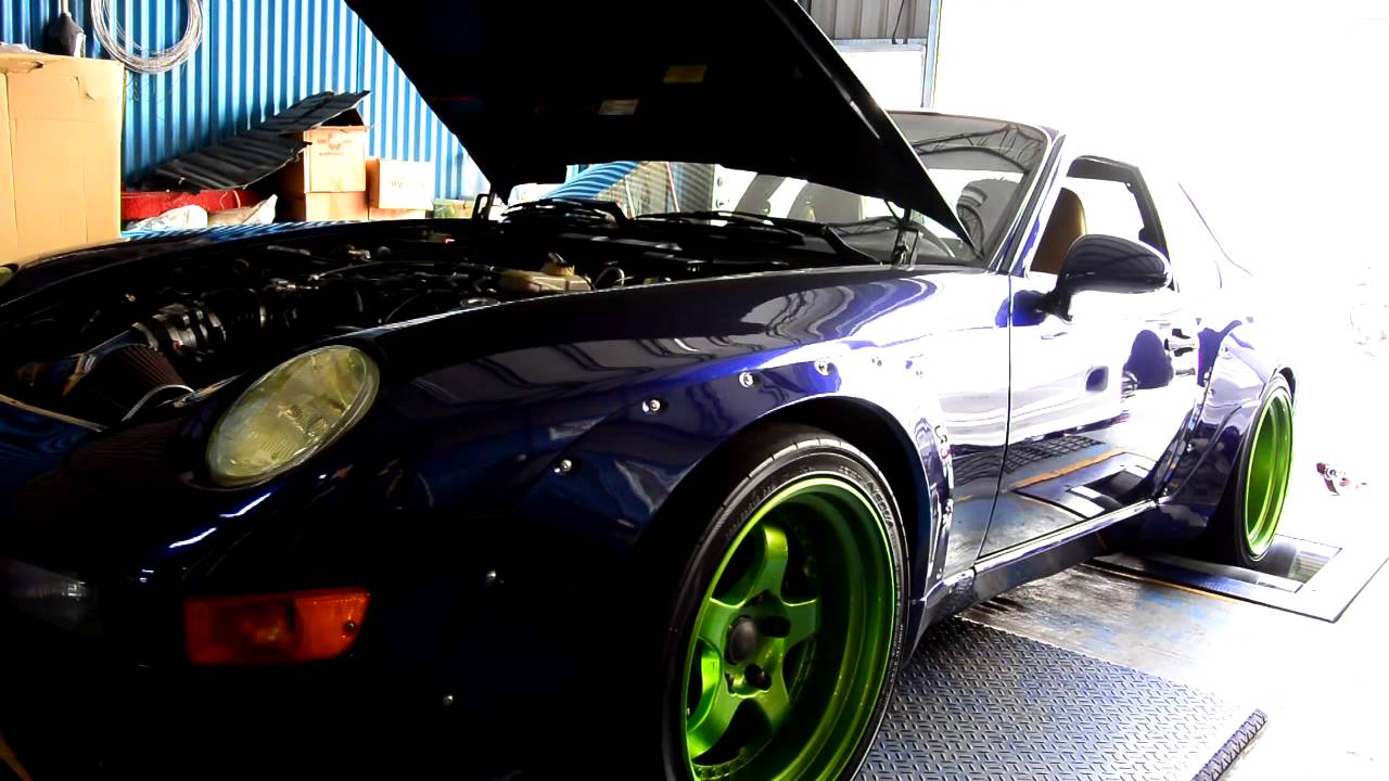 Porsche 968 LS1 swap with Custom 993 GT2 wide body, - YouTube
